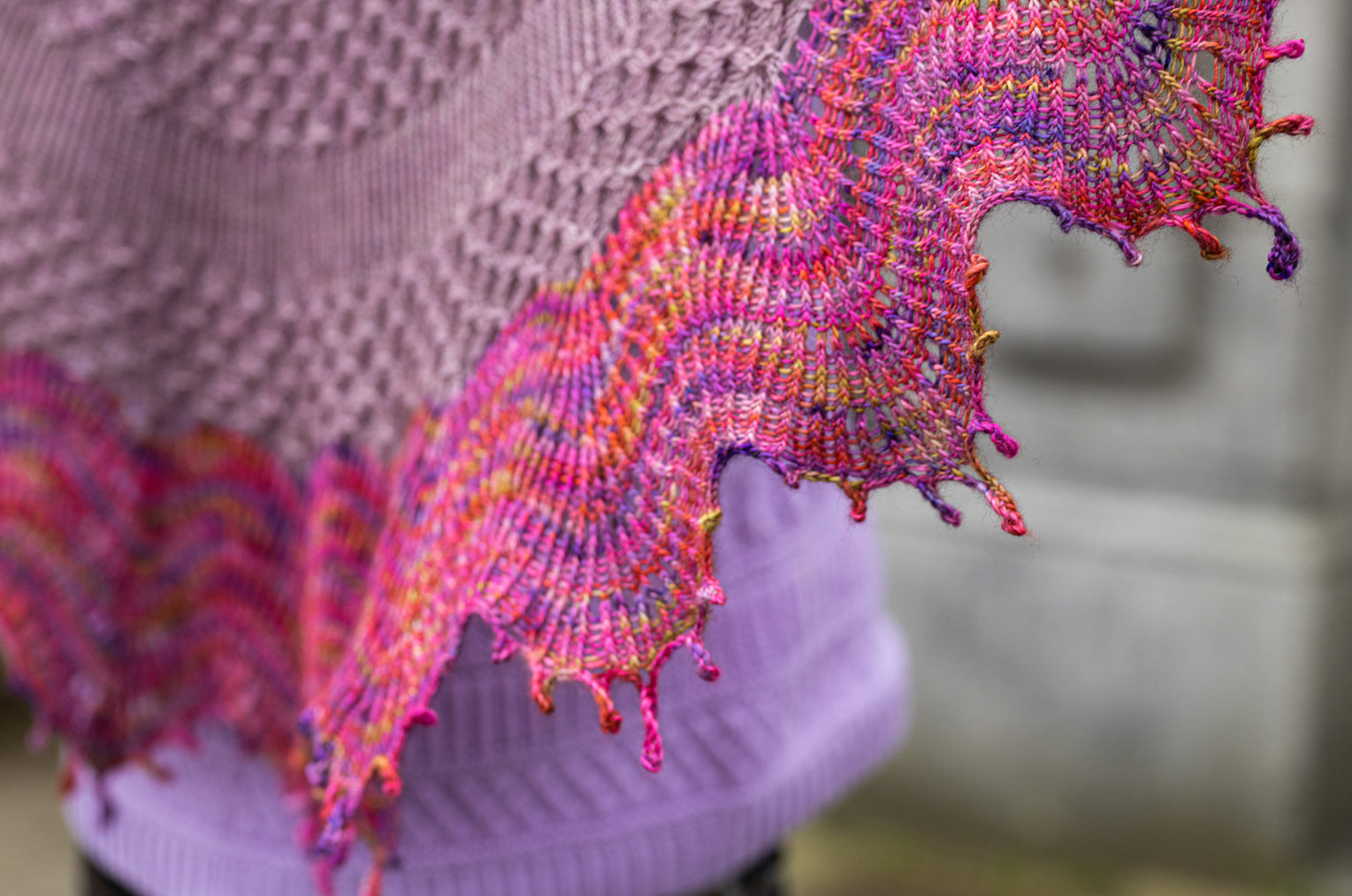 YAL 2024 - RIB VAULT SHAWL - Westknits