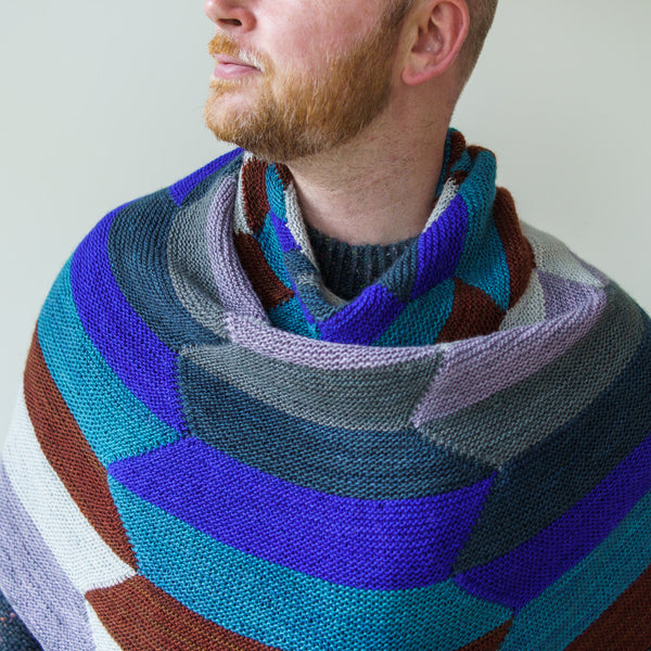 Striped Thundercloud Shawl - Westknits