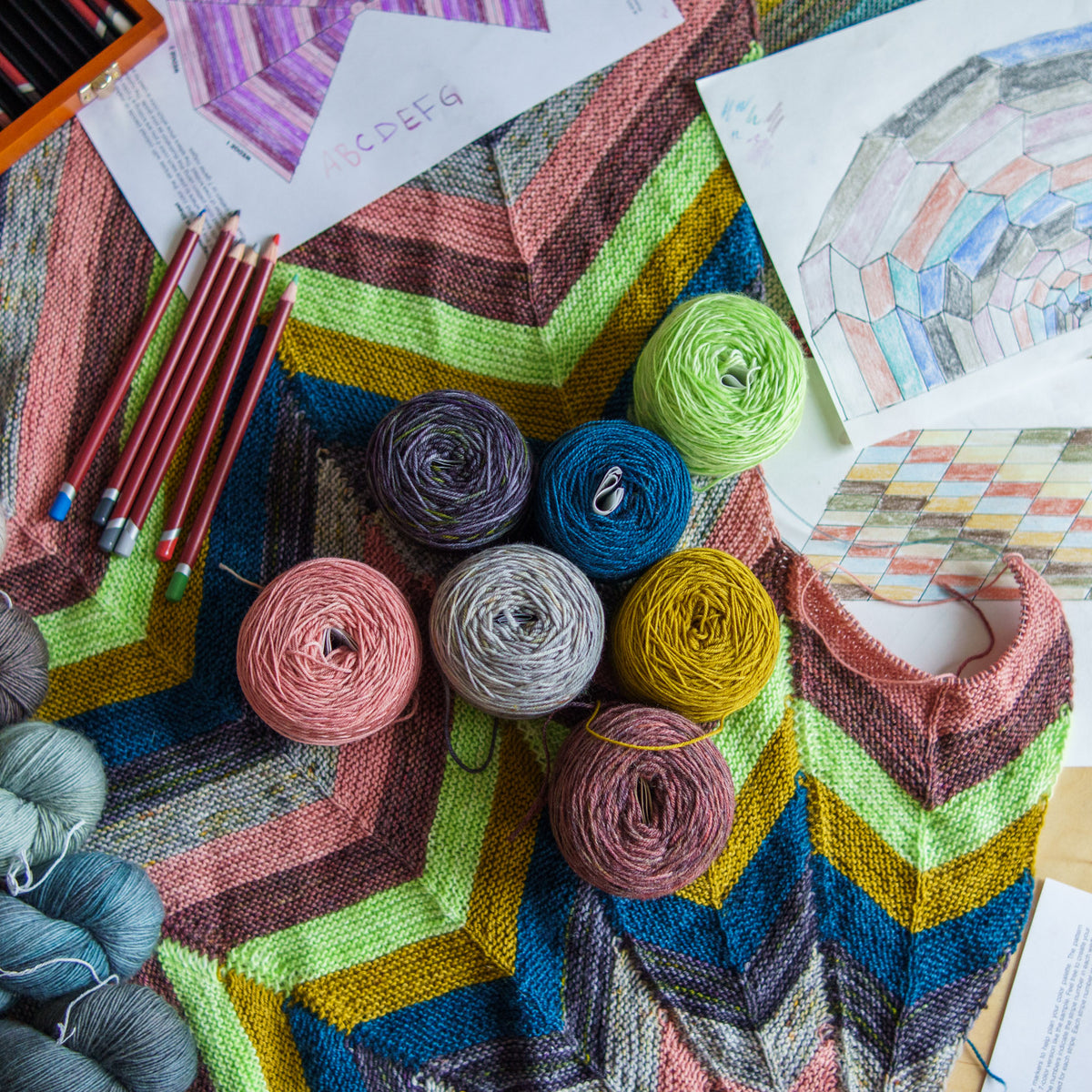 Modular Coloring Shawls - Westknits